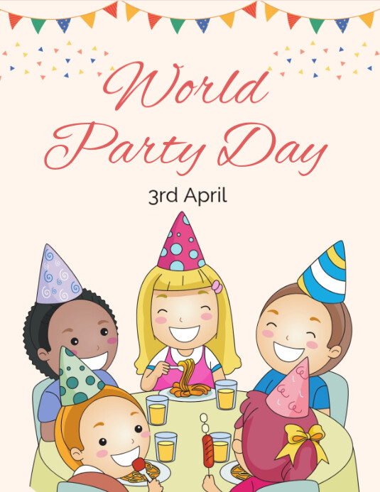 World Party Day Template | PosterMyWall