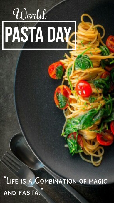 Modèle World pasta day instagram post | PosterMyWall