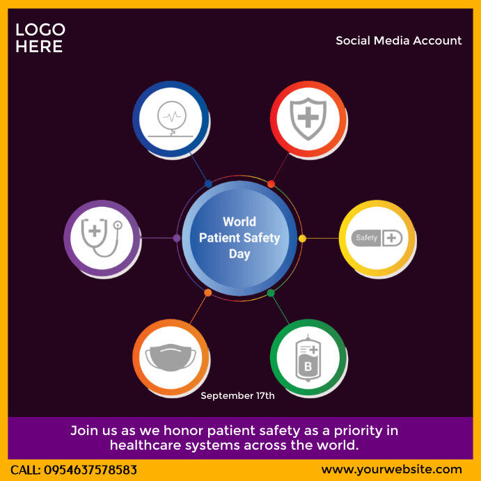 World Patient Safety Day Template | PosterMyWall