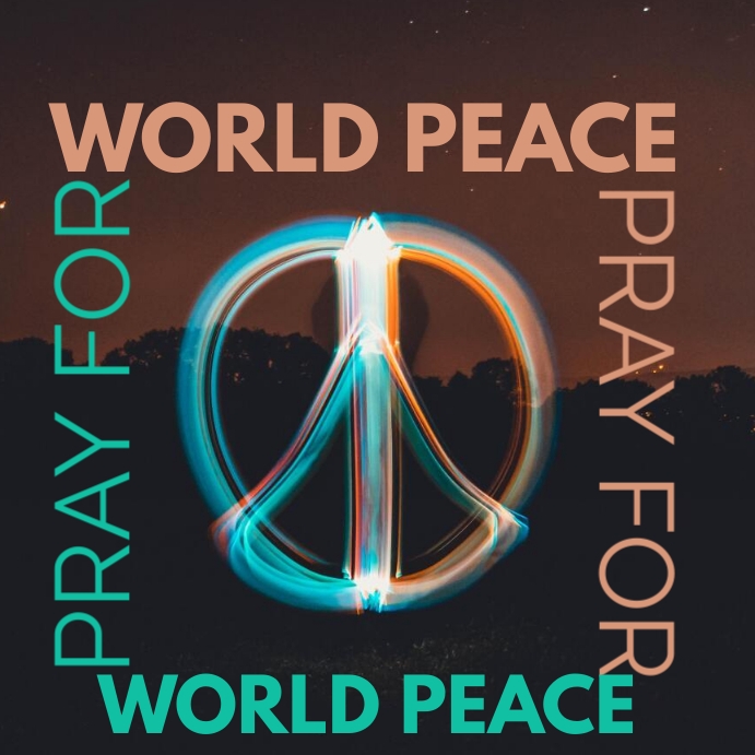 world peace flyer template | PosterMyWall