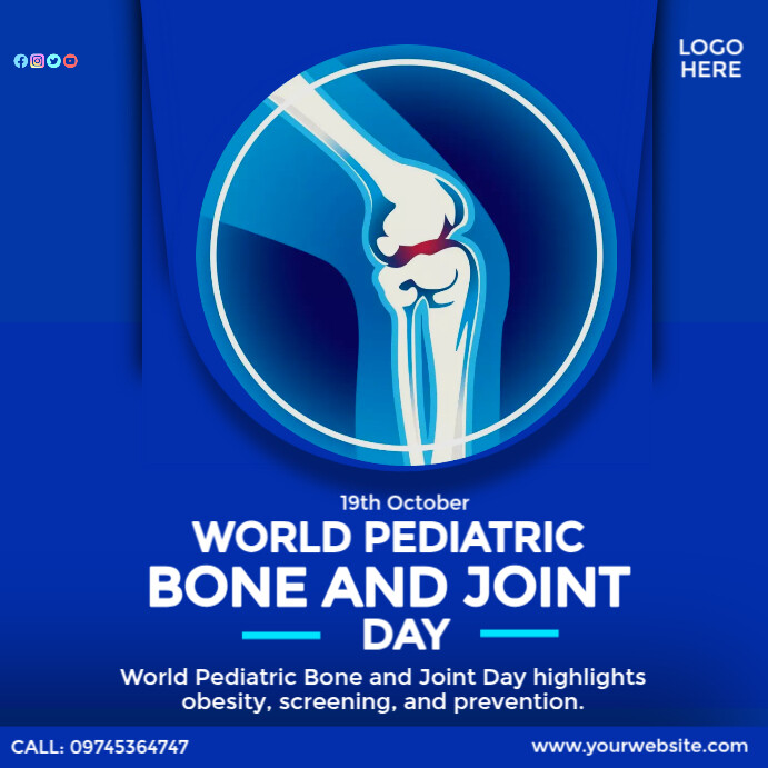World Pediatric Bone and Joint Day Template | PosterMyWall