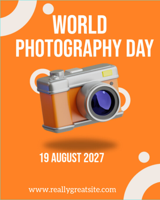 world photography day happy world photography day Template | PosterMyWall
