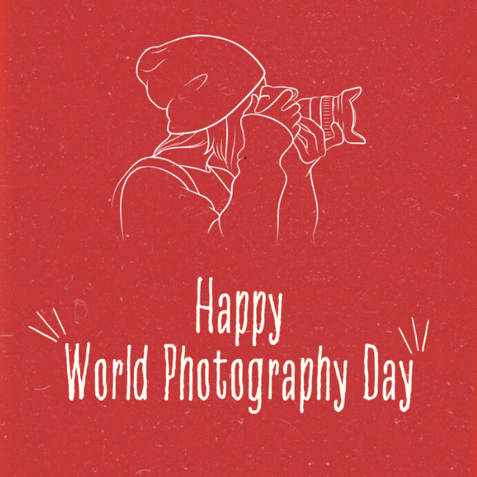 world photography day happy world photography day Template | PosterMyWall