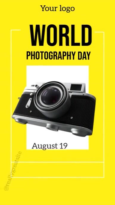 world photography day happy world photography day Template | PosterMyWall