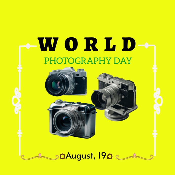 World Photography Day Template. | PosterMyWall