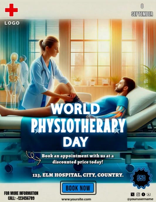 World Physiotherapy Day Template | PosterMyWall