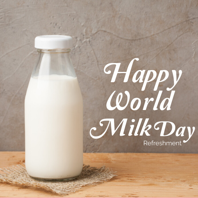 World plant milk Day Template | PosterMyWall