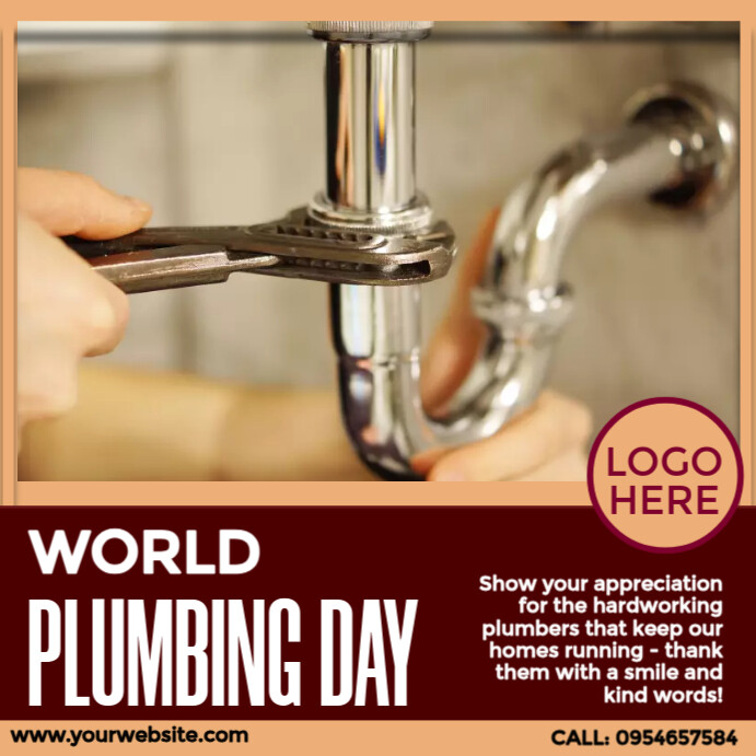 Plantilla de World Plumbing Day | PosterMyWall