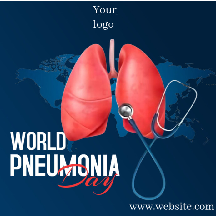 World Pneumonia day Template | PosterMyWall