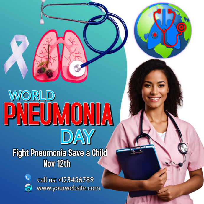 World Pneumonia Day Template | PosterMyWall
