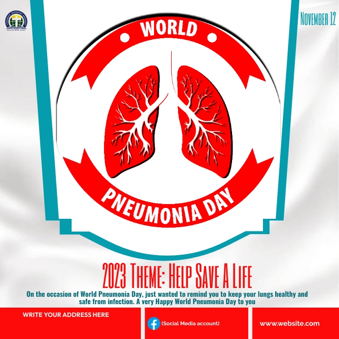 Plantilla de world pneumonia day | PosterMyWall