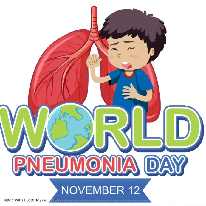 World pneumonia day poster Template | PosterMyWall