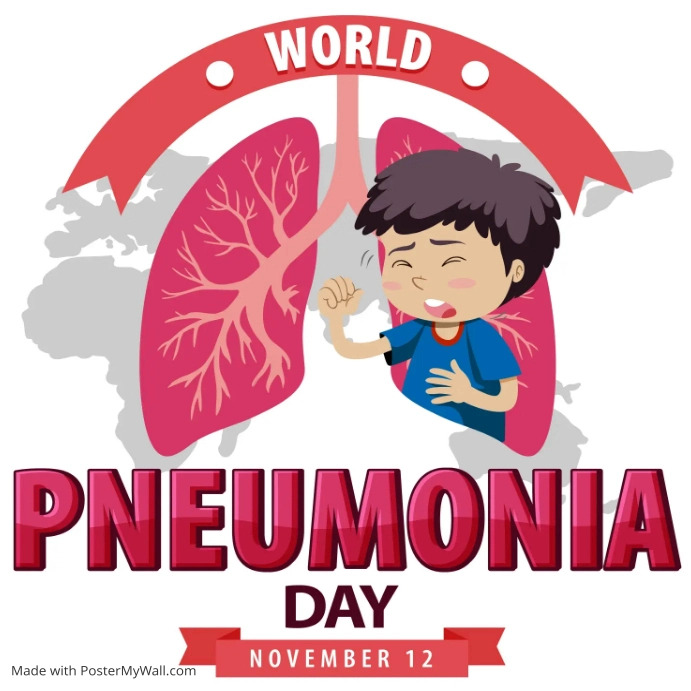 World pneumonia day poster Template | PosterMyWall