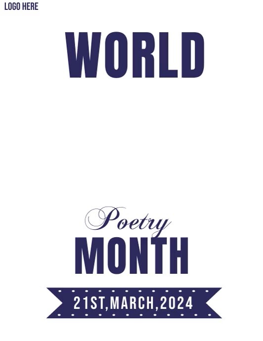 world poetry month ad Templat | PosterMyWall