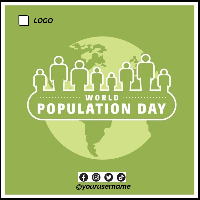 Plantilla de World Population Day 11Th July2023 | PosterMyWall