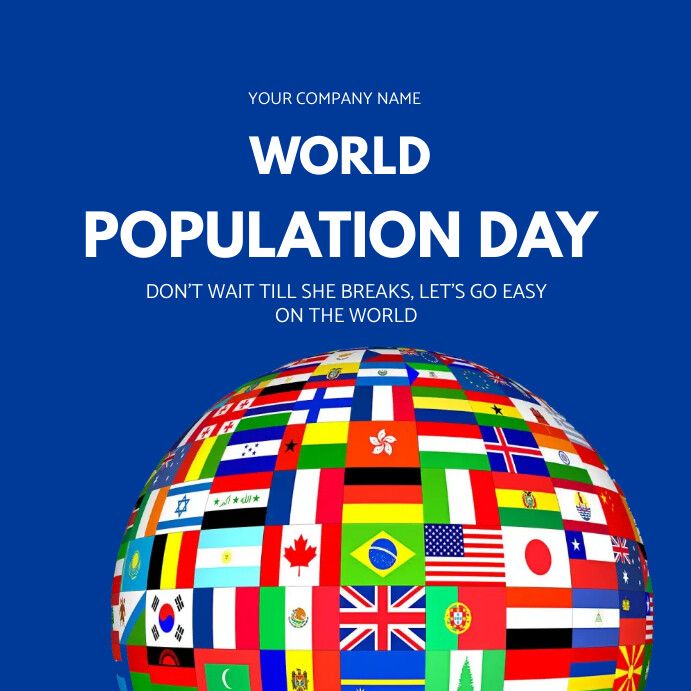 World population day Template | PosterMyWall