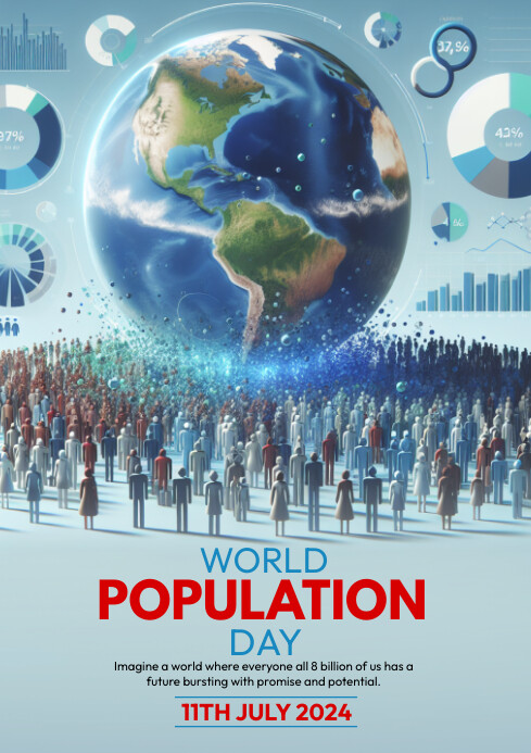 World Population Day Template | PosterMyWall