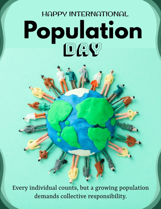 Copy of World population day | PosterMyWall