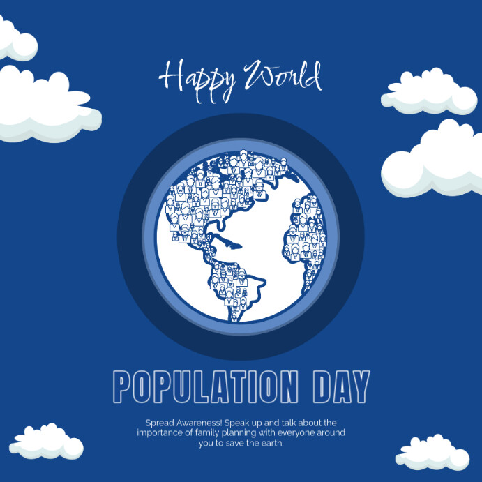 World Population Day Template | PosterMyWall