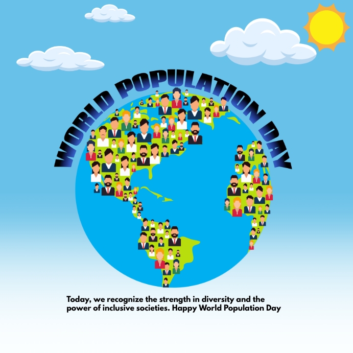 world population day Template | PosterMyWall