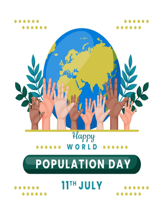 World population day Template | PosterMyWall