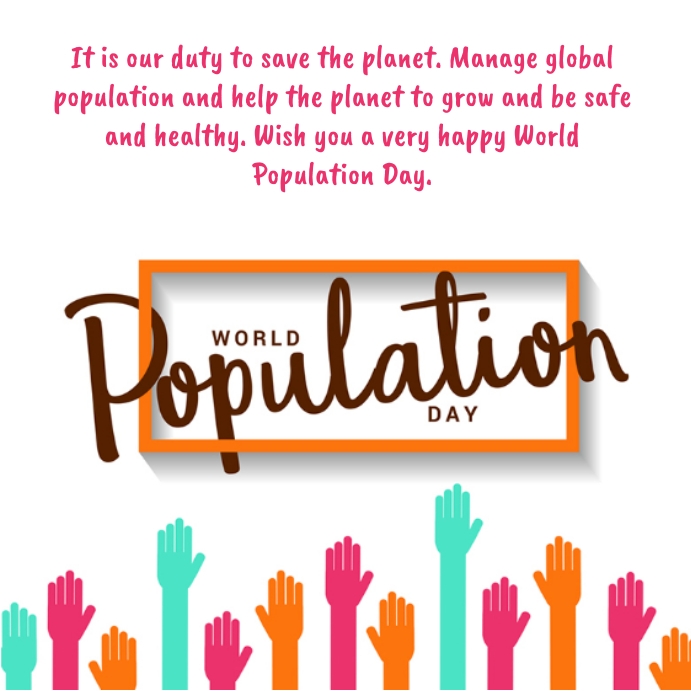 WORLD POPULATION DAY Template | PosterMyWall