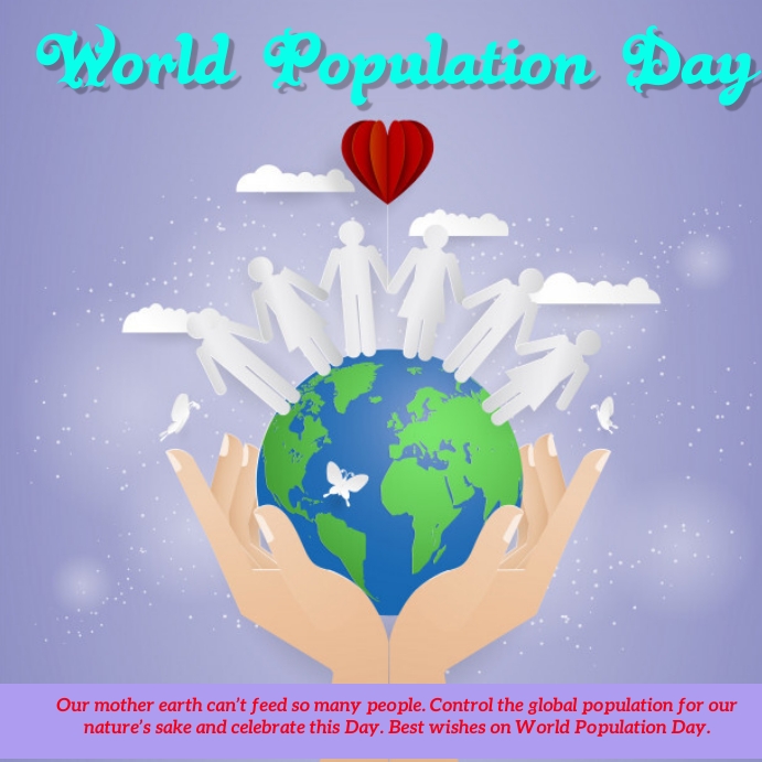 world population day Template | PosterMyWall
