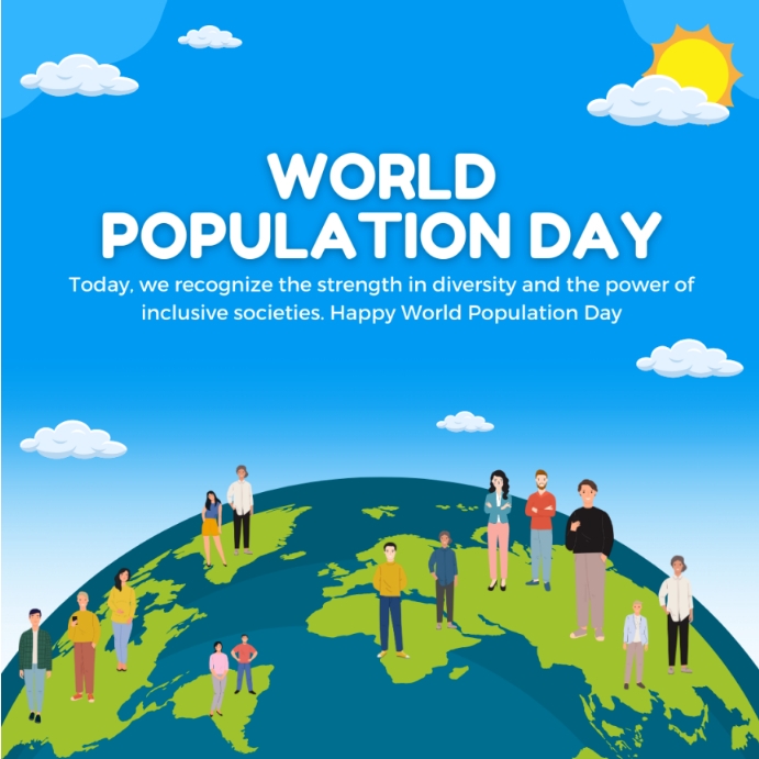 Copy of World population day | PosterMyWall