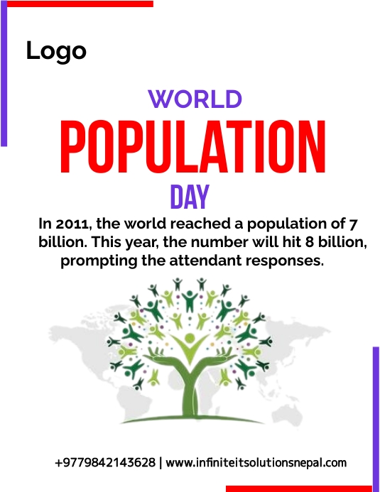 world population day Template | PosterMyWall