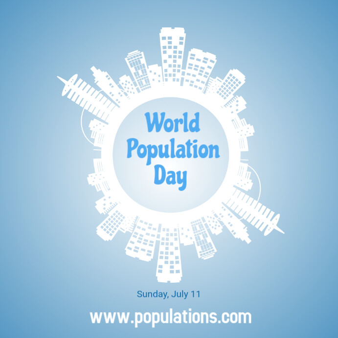 World Population Day Template | PosterMyWall