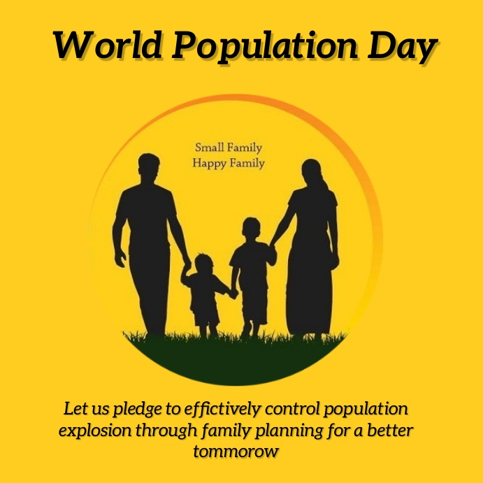 Copy of world population day | PosterMyWall