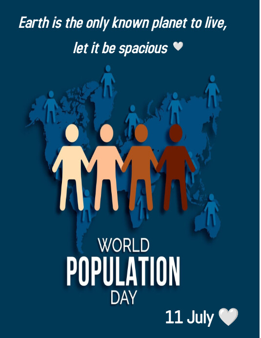 World population day Template | PosterMyWall