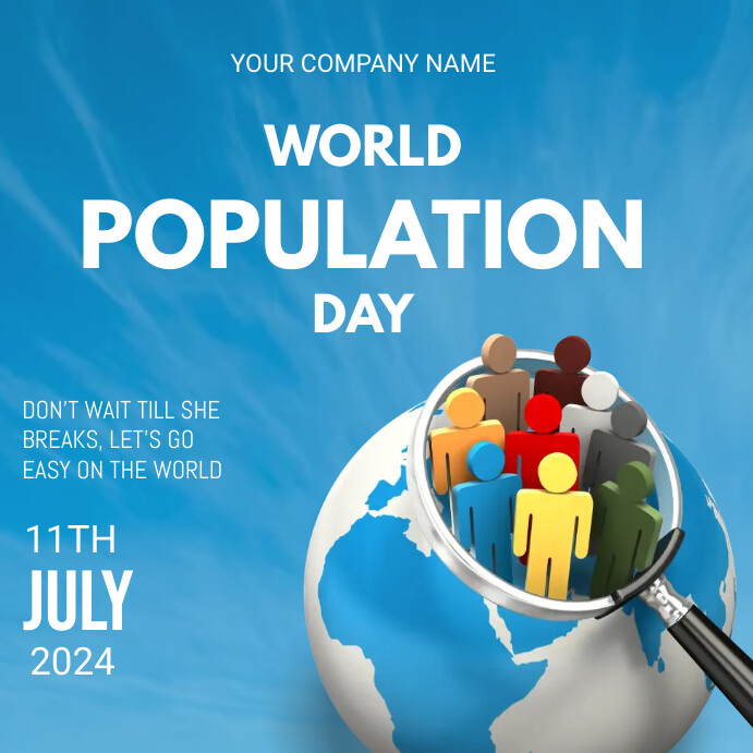 World population day Template | PosterMyWall