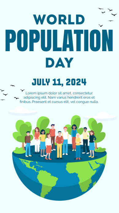 World Population Day Template | PosterMyWall