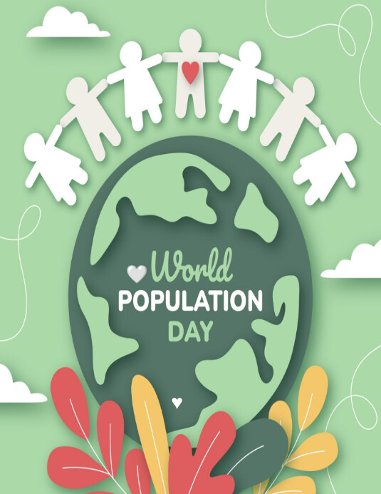 World population day Template | PosterMyWall