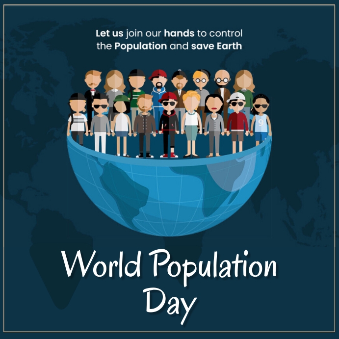 Copy of world population day | PosterMyWall