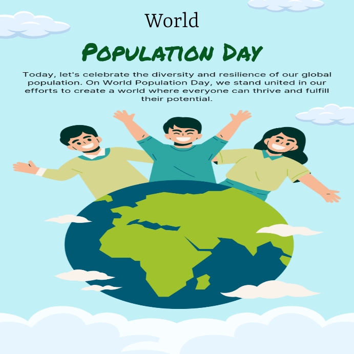 World Population day Template | PosterMyWall