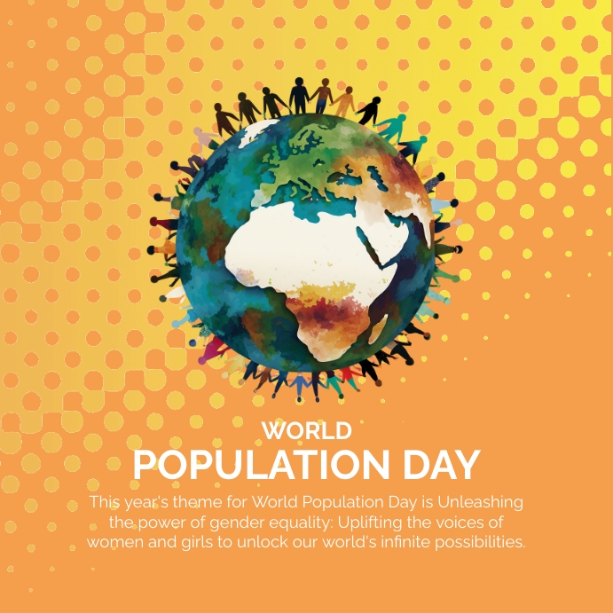World Population Day Instagram Template | PosterMyWall