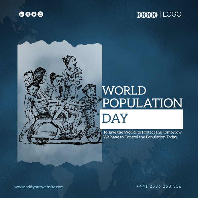 Copy of World Population Day Post | PosterMyWall