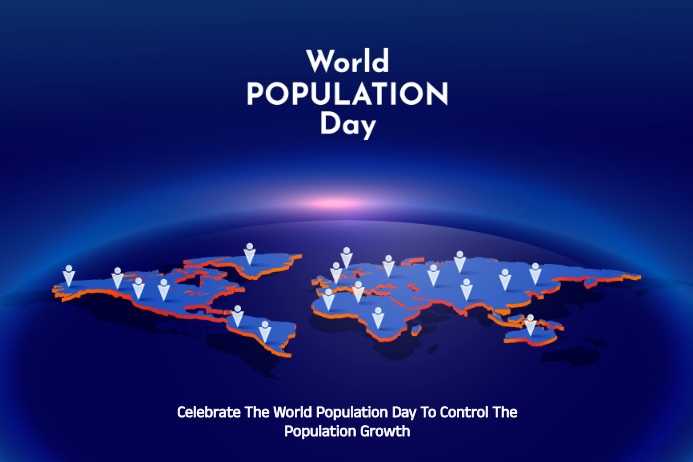 Copy of World Population Day template concept | PosterMyWall