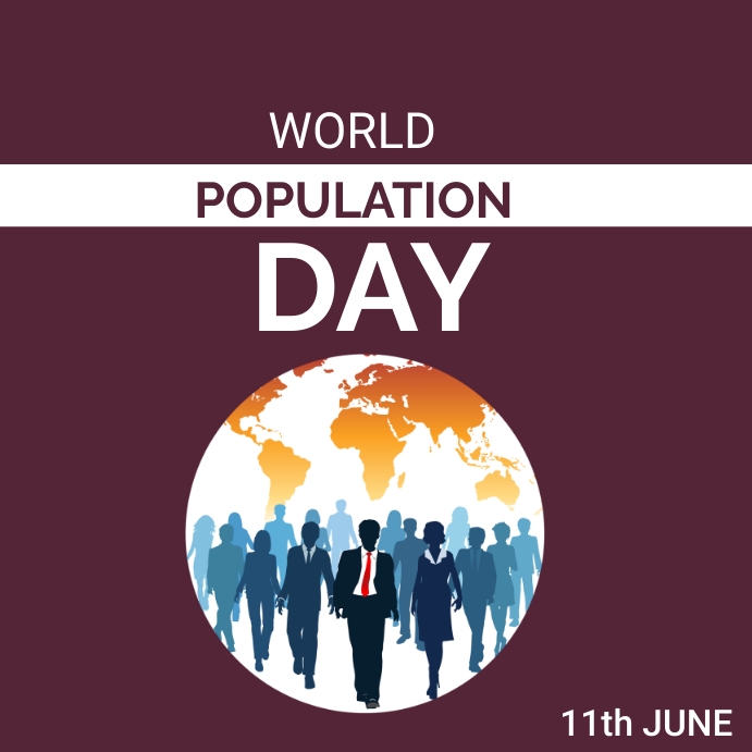 Copy of world population day template | PosterMyWall