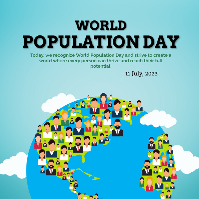 WORLD POPULATION DAY TEMPLATE | PosterMyWall