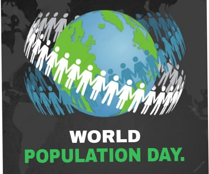 World population day template. | PosterMyWall