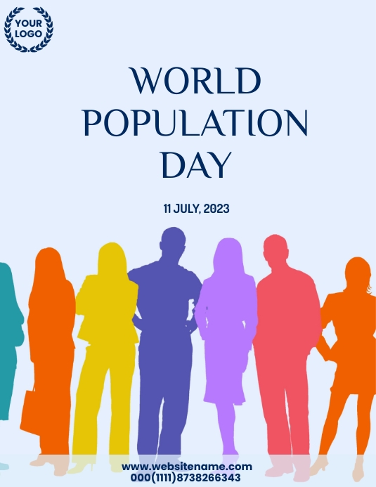 World population day templete Template | PosterMyWall