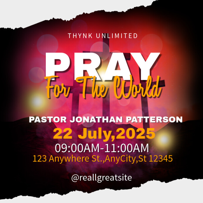 World pray Template | PosterMyWall