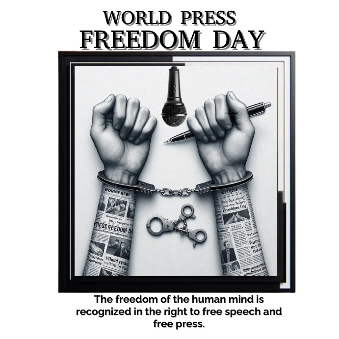 Copy of World press freedom day | PosterMyWall