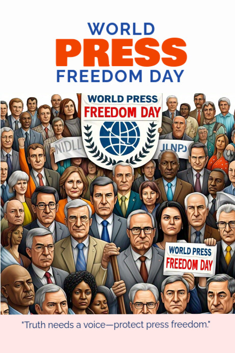World press freedom day Template | PosterMyWall
