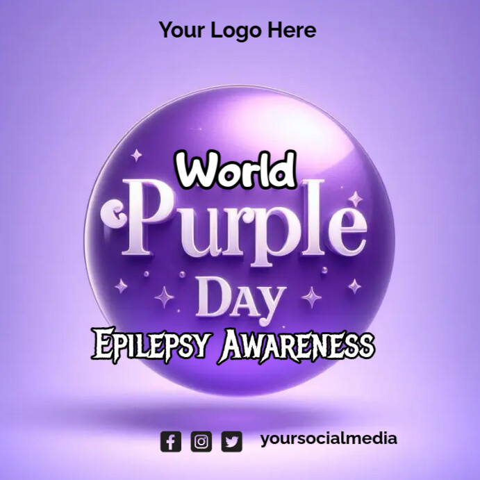 Plantilla de World Purple Day Poster | PosterMyWall