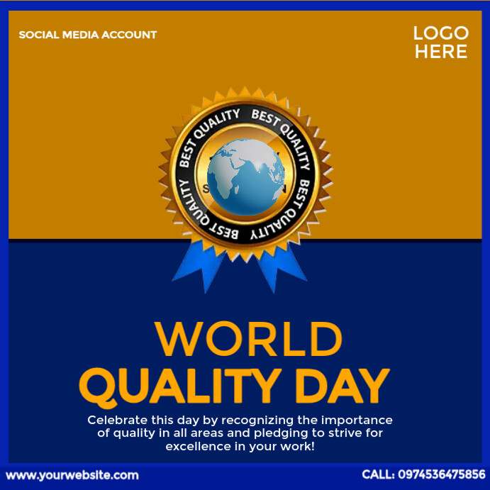 World Quality Day Template | PosterMyWall