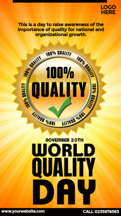 World Quality Day Template | PosterMyWall